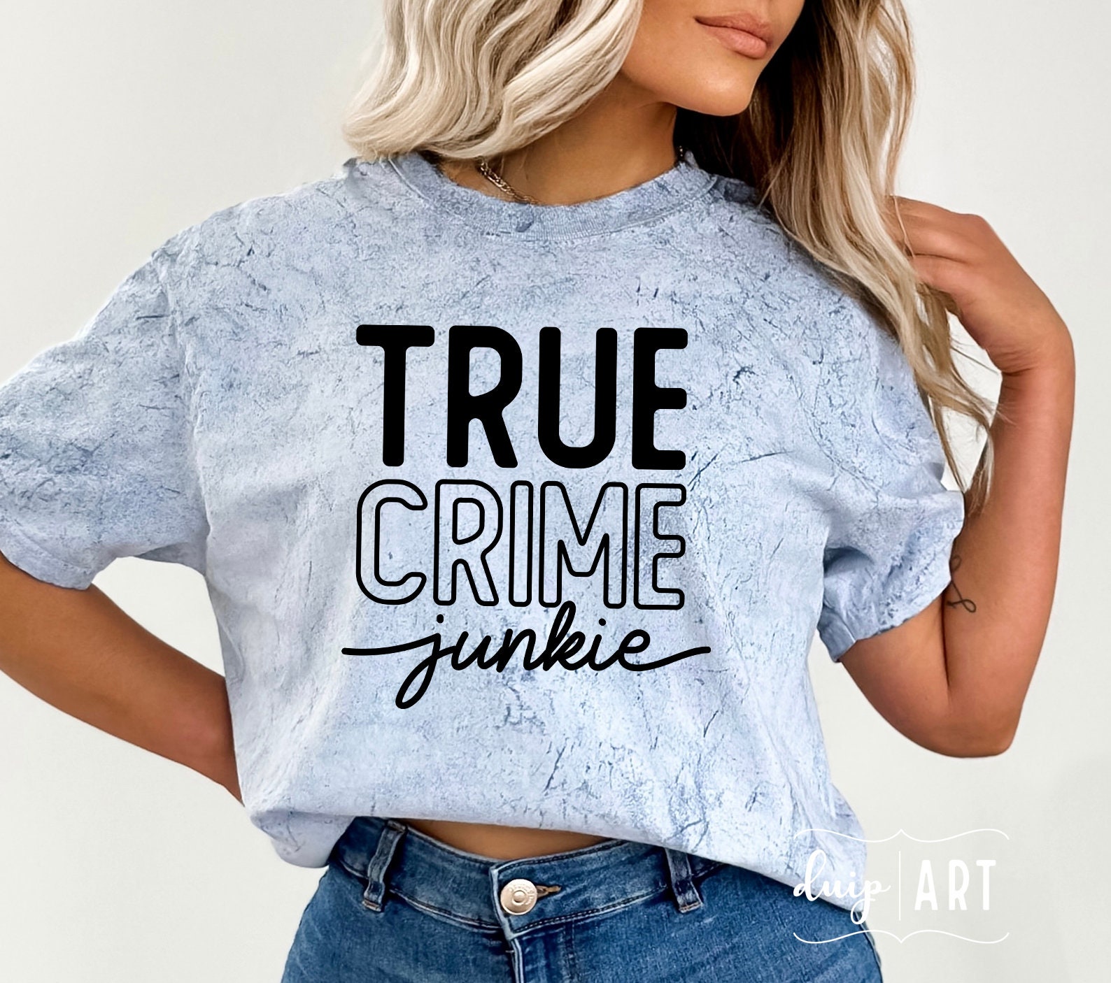 True Crime Junkie SVG PNG, Horror Fan Design (digital Download) - Etsy