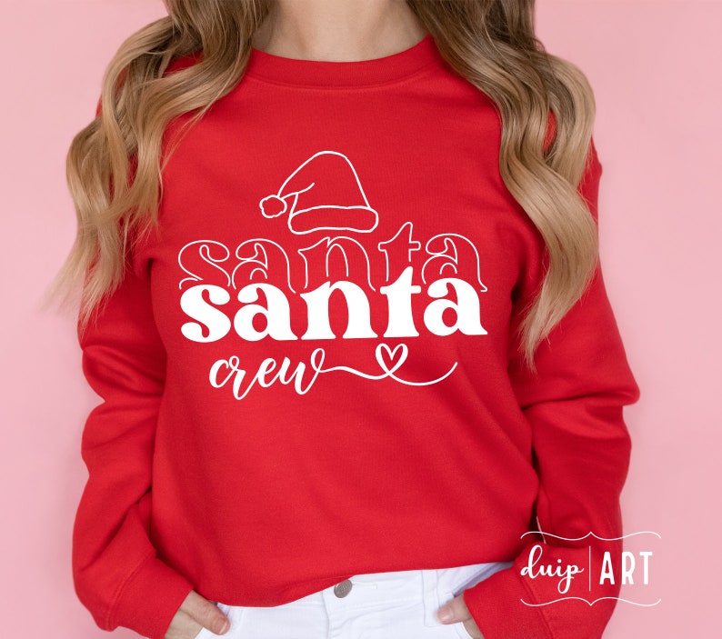 Santa Crew SVG Santa Squad Svg Funny Christmas Svg - Etsy