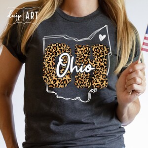 Ohio Leopard Svg, OH Leopard Svg, Ohio Svg, Leopard Svg, Ohio Map Svg ...
