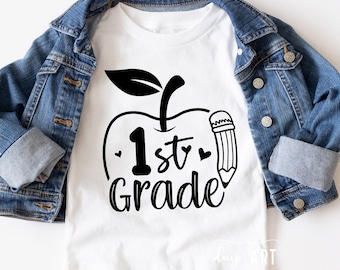 Team First Grade SVG, First Grade Svg, Back to School Svg, School Shirt ...