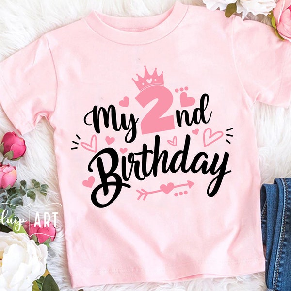 2nd Birthday Outfit Girl - Etsy
