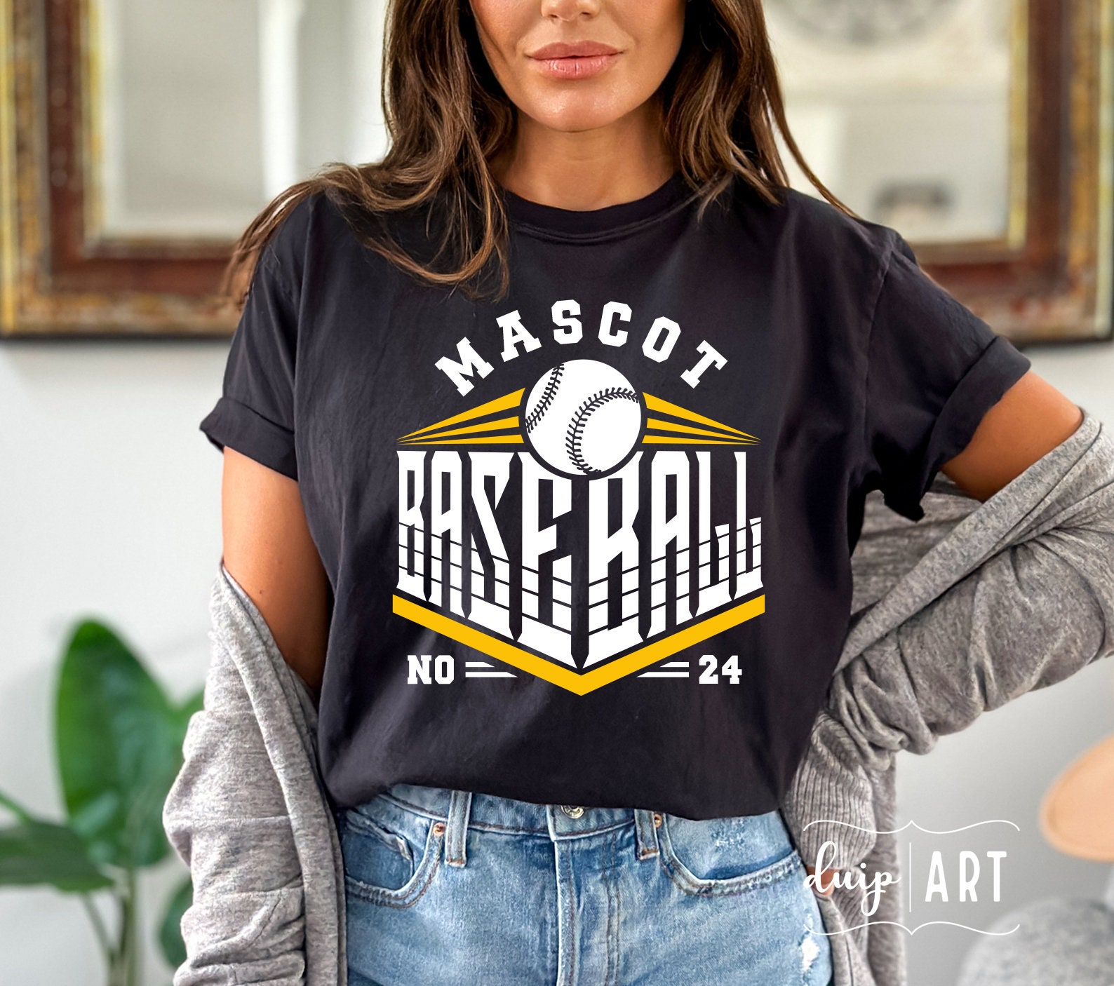 Baseball Team SVG Template, Personalized Shirt Design (digital Download ...