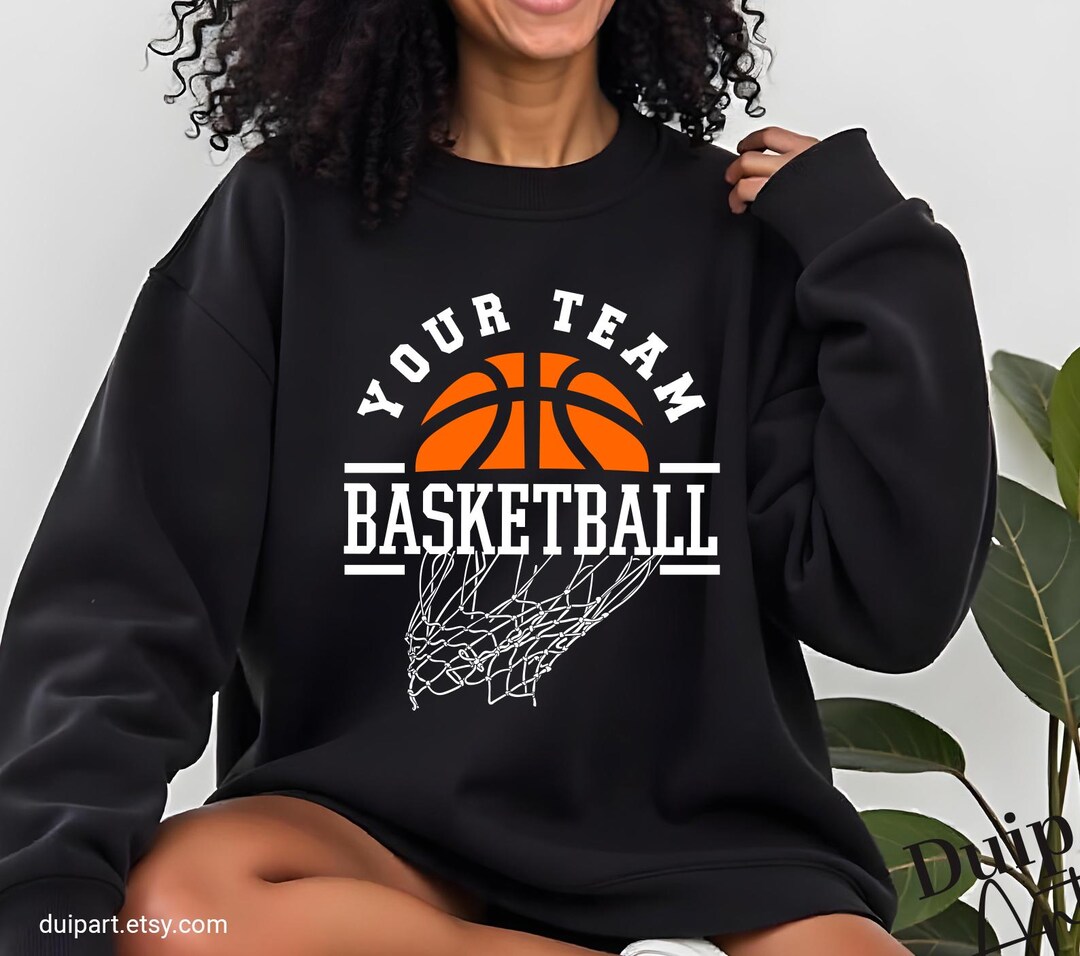 Basketball Team SVG PNG Design, Custom Hoops Shirt Graphic, Cricut Cut ...