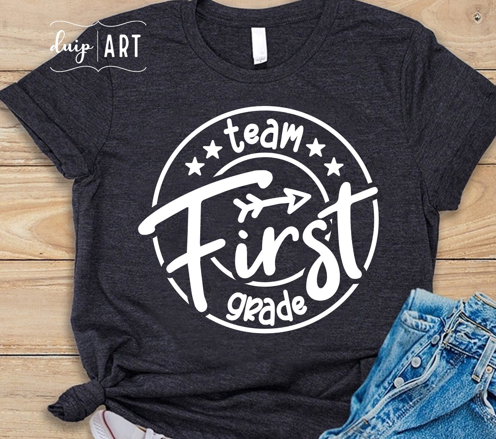 Team First Grade SVG First Grade Svg Back to School Svg - Etsy