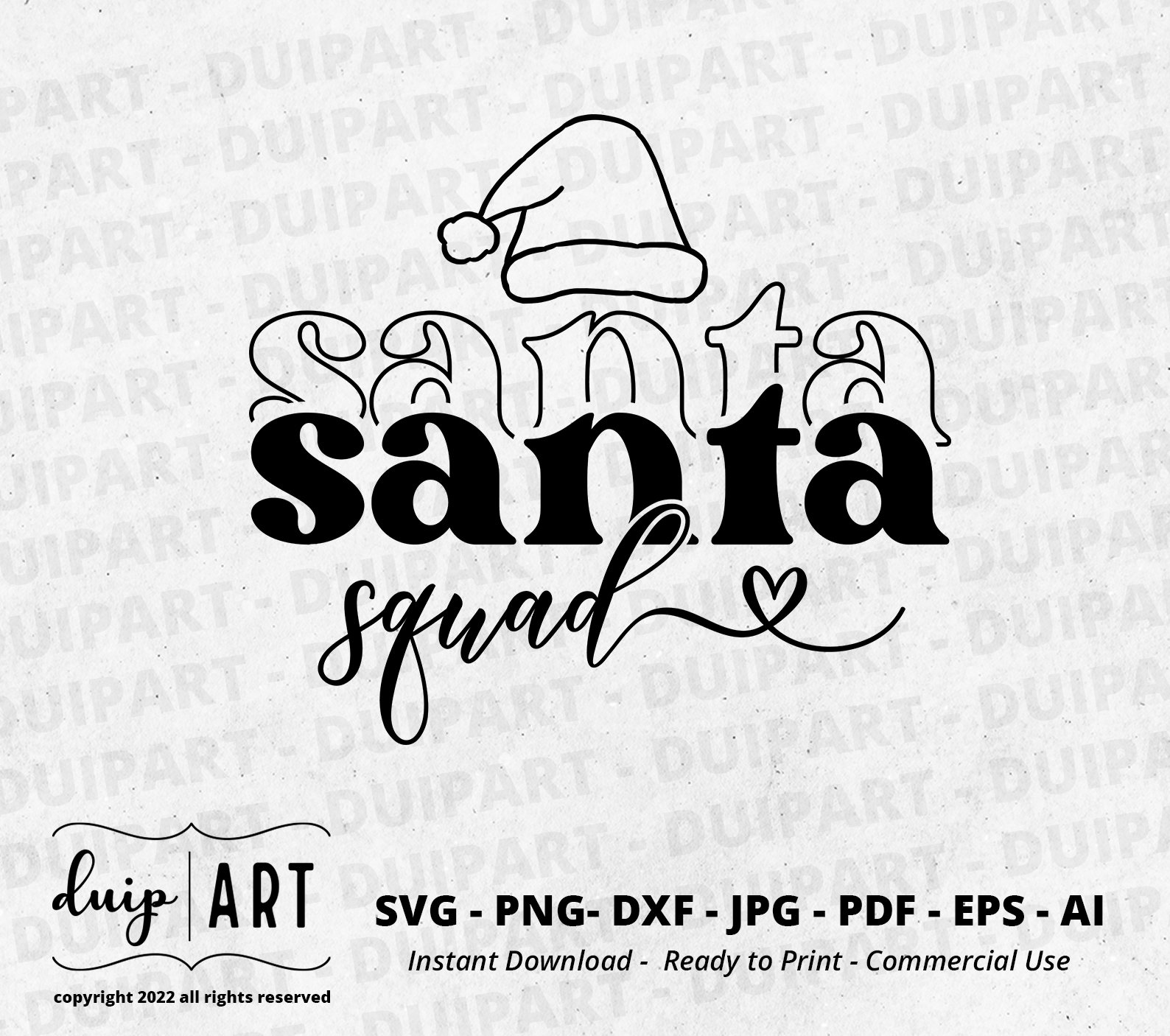Santa Squad Svg Santa Crew SVG Funny Christmas Svg - Etsy Australia
