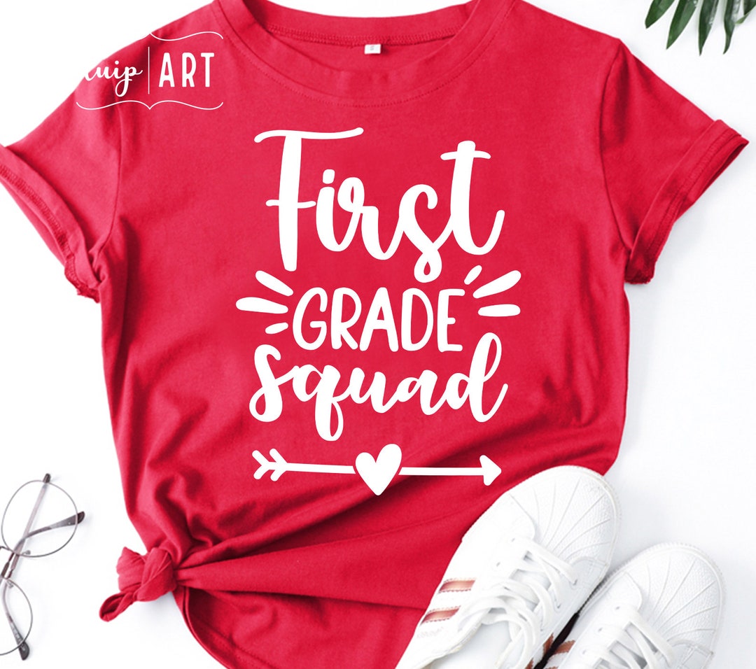 First Grade Squad SVG, 1st Grade Squad Svg,back to School Svg, School ...