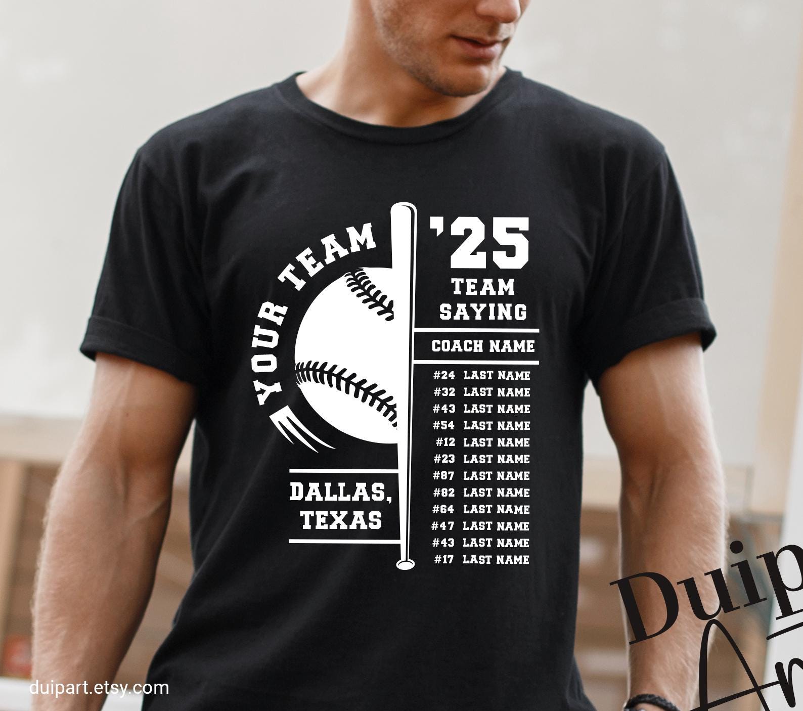 Baseball Team Banner SVG, Roster Template, Coach Gift (cut Files) - Etsy