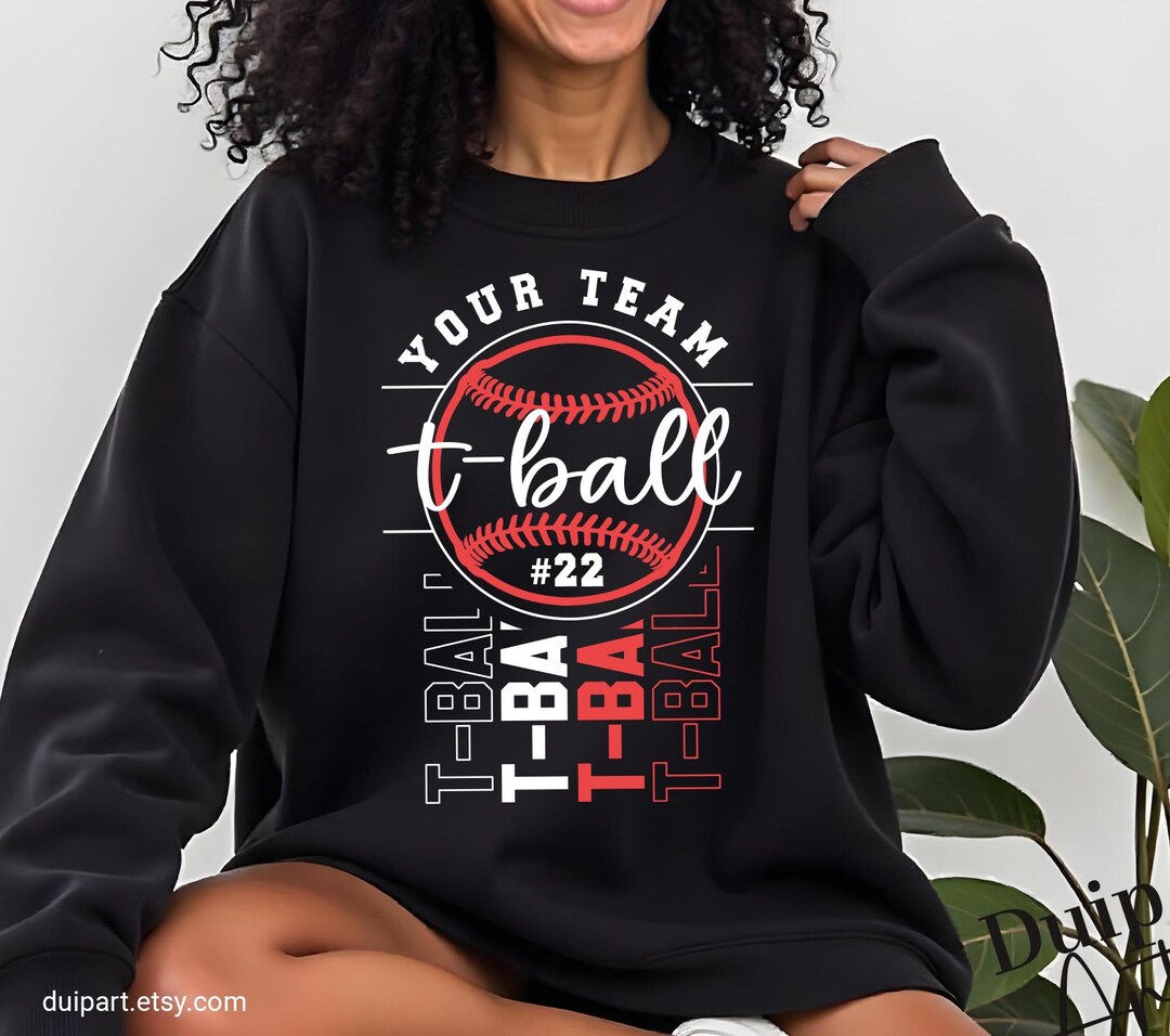 T-ball Team Logo SVG, Baseball Mom Shirt Design (digital Download) - Etsy