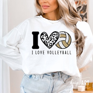 Volleyball SVG PNG, Love Volleyball Shirt Design (digital Download) - Etsy