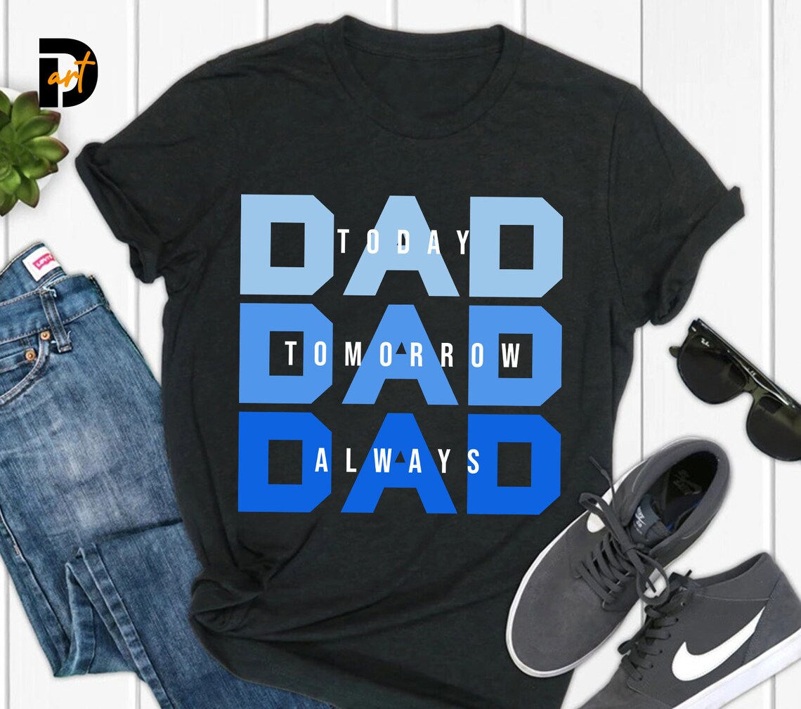 Stacked Dad Svg Three Dad Svg Father Svg Father's Day | Etsy UK