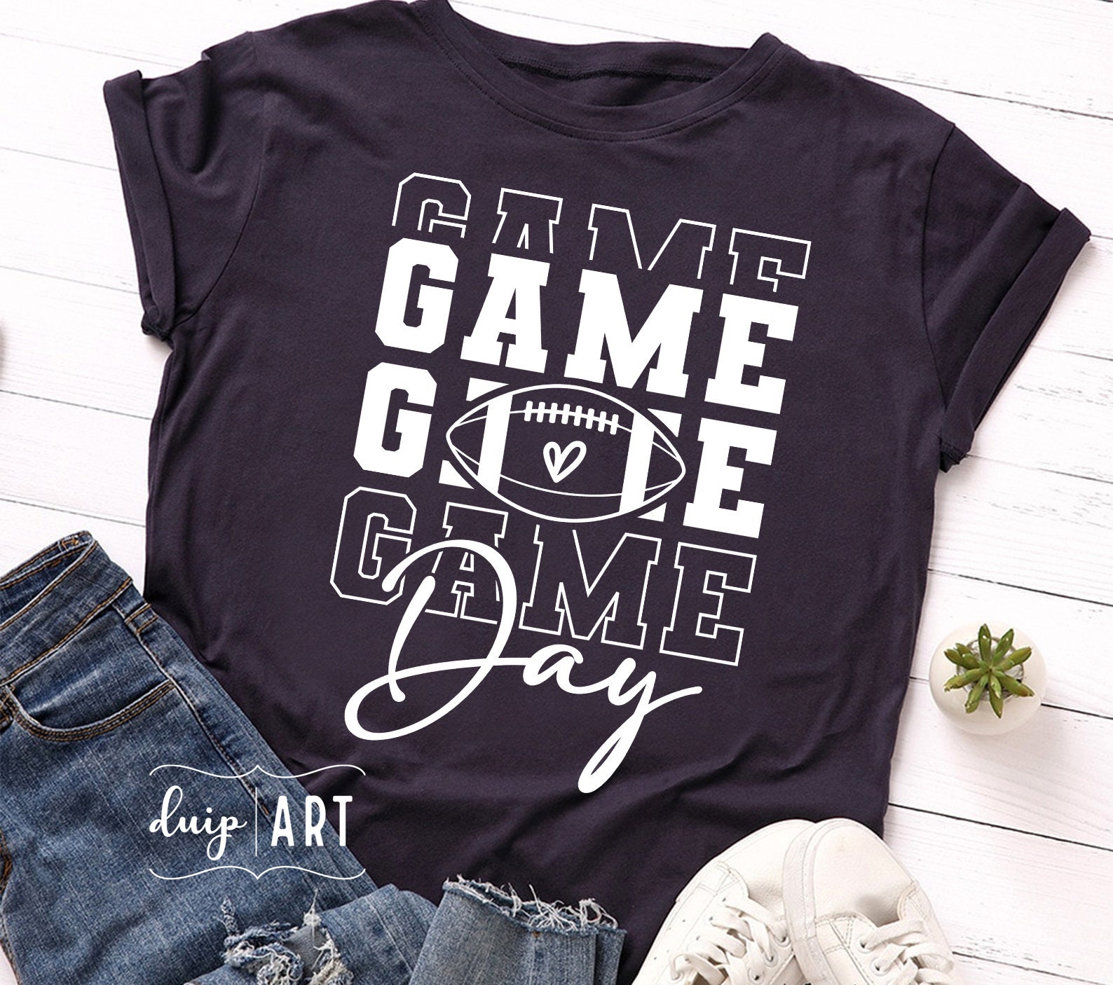 Game Day SVG Pngfootball Life Svggame Day Vibes Svgfootball - Etsy