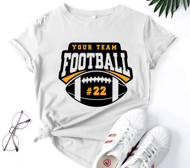 Football Team SVG Bundle, Mascot Shirts, Cricut Cut Files - Etsy