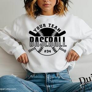 Baseball Team SVG PNG Template, Custom Logo Design for Cricut, Baseball ...