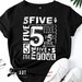 5th Birthday SVG I Am 5 Svg 5 Five Collage Svg Boy Birthday - Etsy