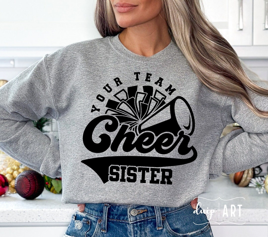 Cheer Sister SVG PNG, Cheerleading Team Cut Files (digital Download) - Etsy