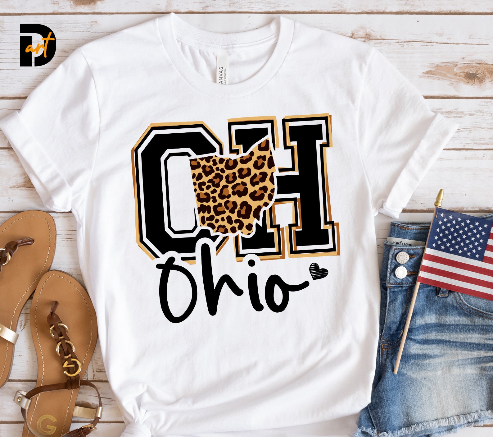 Ohio Leopard Svg OH Leopard Svg Ohio Svg Leopard Svg Ohio | Etsy