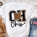 Ohio Leopard Svg, OH Leopard Svg, Ohio Svg, Leopard Svg, Ohio Map Svg ...