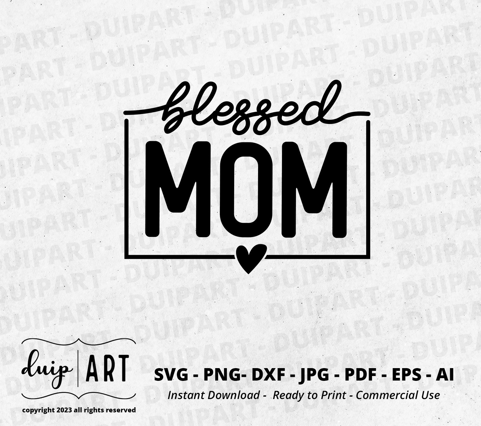 Blessed Mom Svg Png Mom Svg Mom Mode Svg Mom Life Svg Mom Etsy