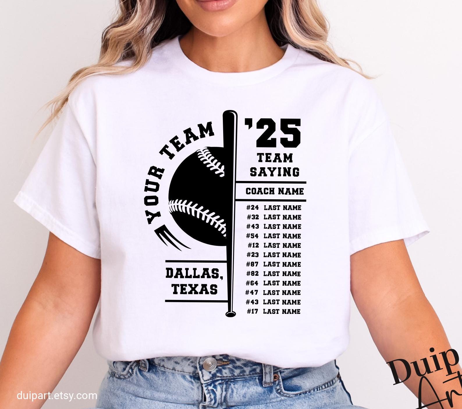Baseball Team Banner SVG, Roster Template, Coach Gift (cut Files) - Etsy