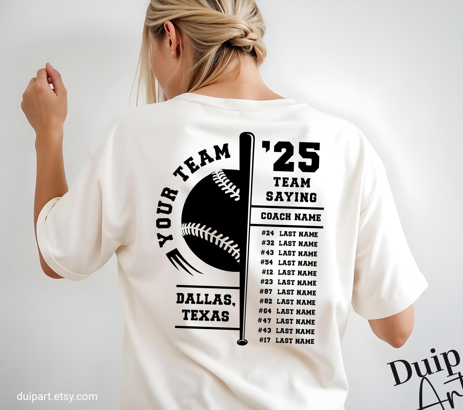 Baseball Team Banner SVG, Roster Template, Coach Gift (cut Files) - Etsy