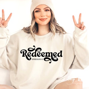 Redeemed Svg Png, Ephesians 1:7 Svg, Christian Shirt, Bible Verse Svg ...