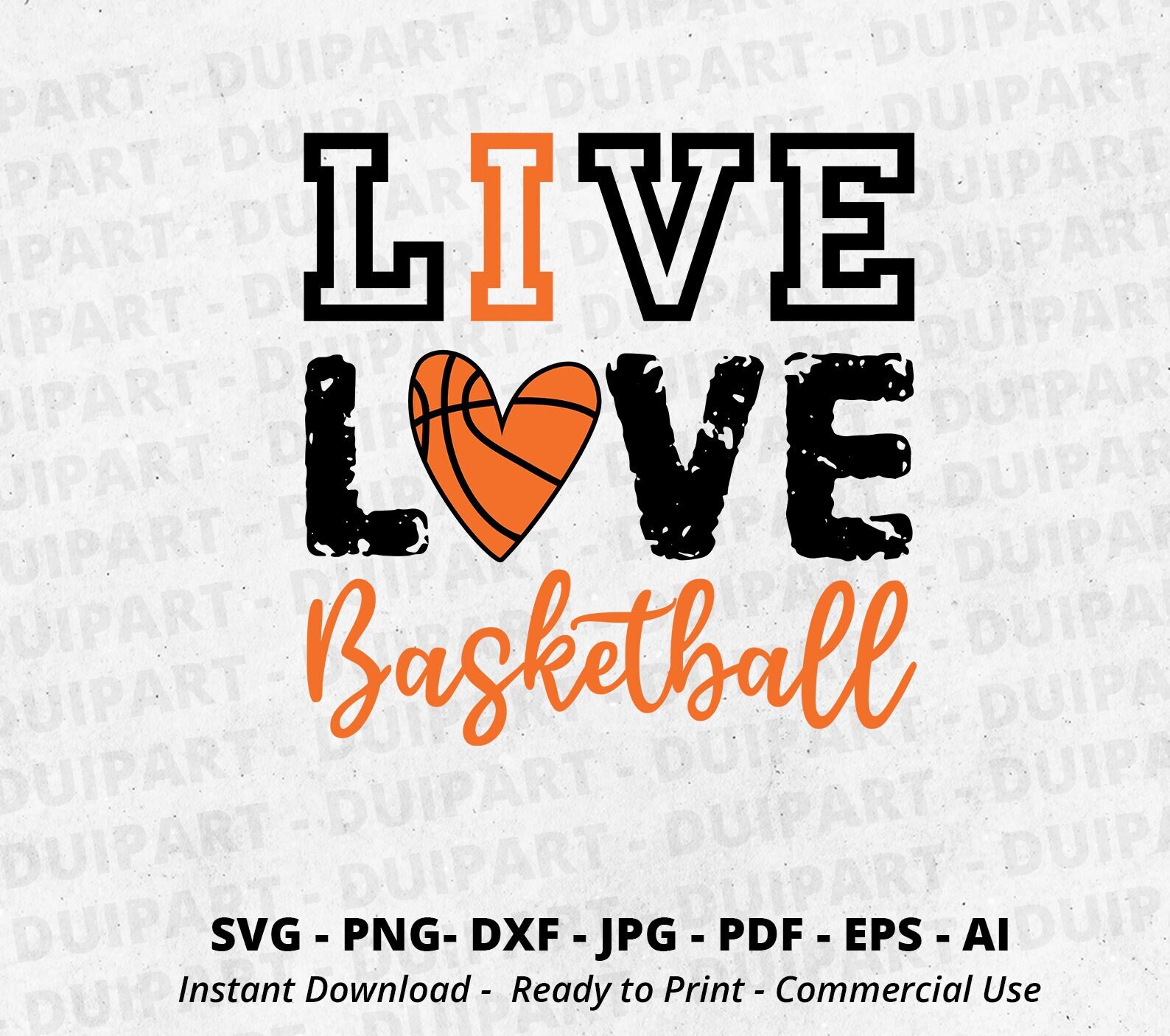 I Love Basketball Svg Basketball Svgcricutlive Love - Etsy