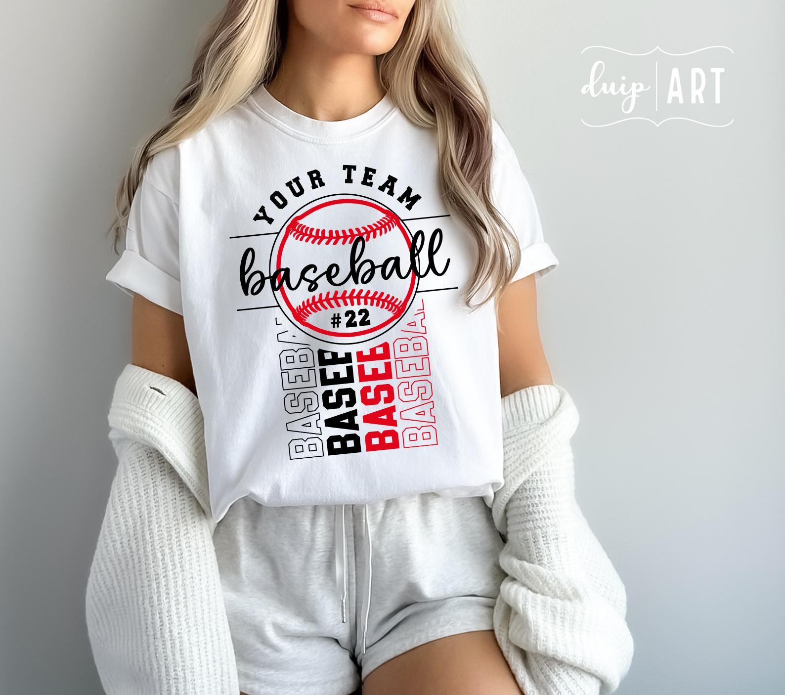 Baseball Team SVG, Mascot Logo Template, Baseball Mom Shirt (digital ...