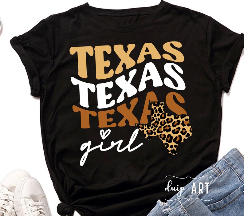 Texas Girl SVG Texas Leopard Svgtexas Svgtexas Map - Etsy