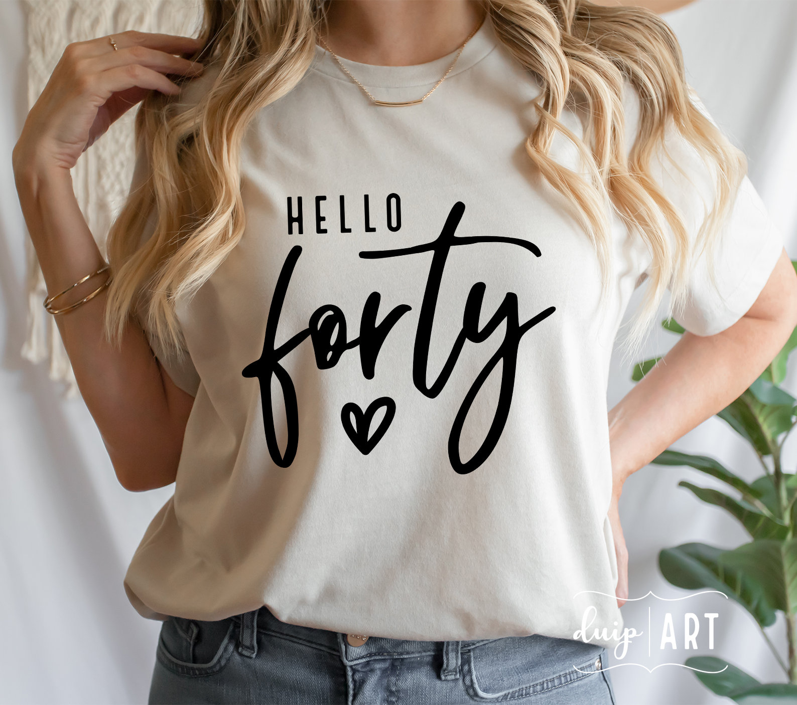 Hello Forty Svg Hello 40 40th Birthday 40 Years - Etsy
