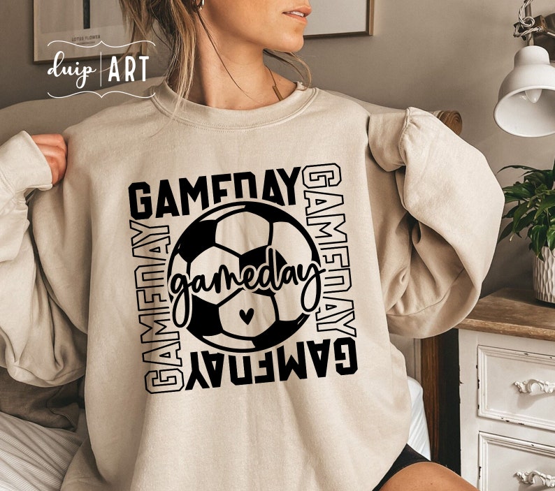 Soccer Game Day SVG, Shirt Cut File (png, Dxf, Eps) - Etsy