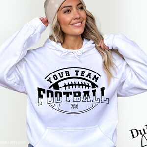 Football Team SVG PNG Template, Custom Name Number Shirt Design ...