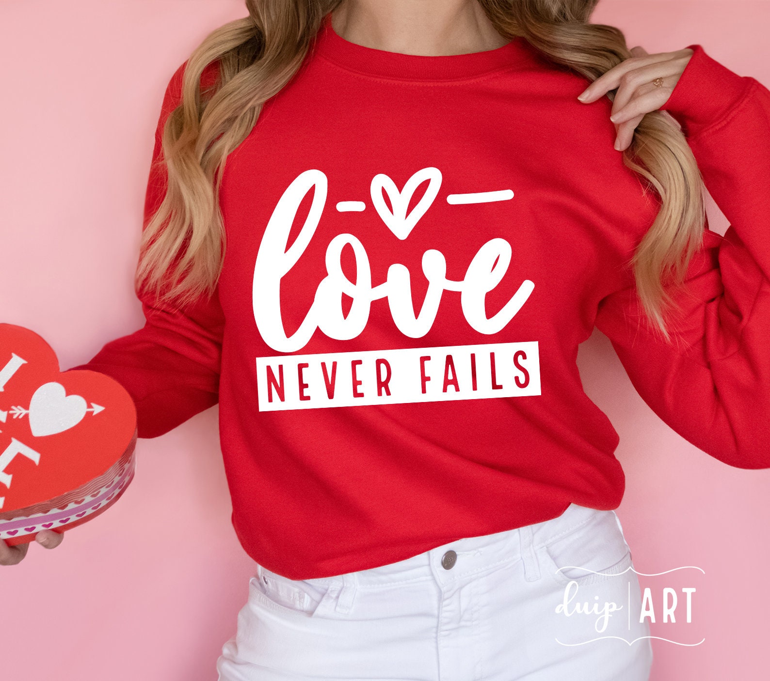 Love Never Fails SVG Valentine's Day Svg Love Svg - Etsy