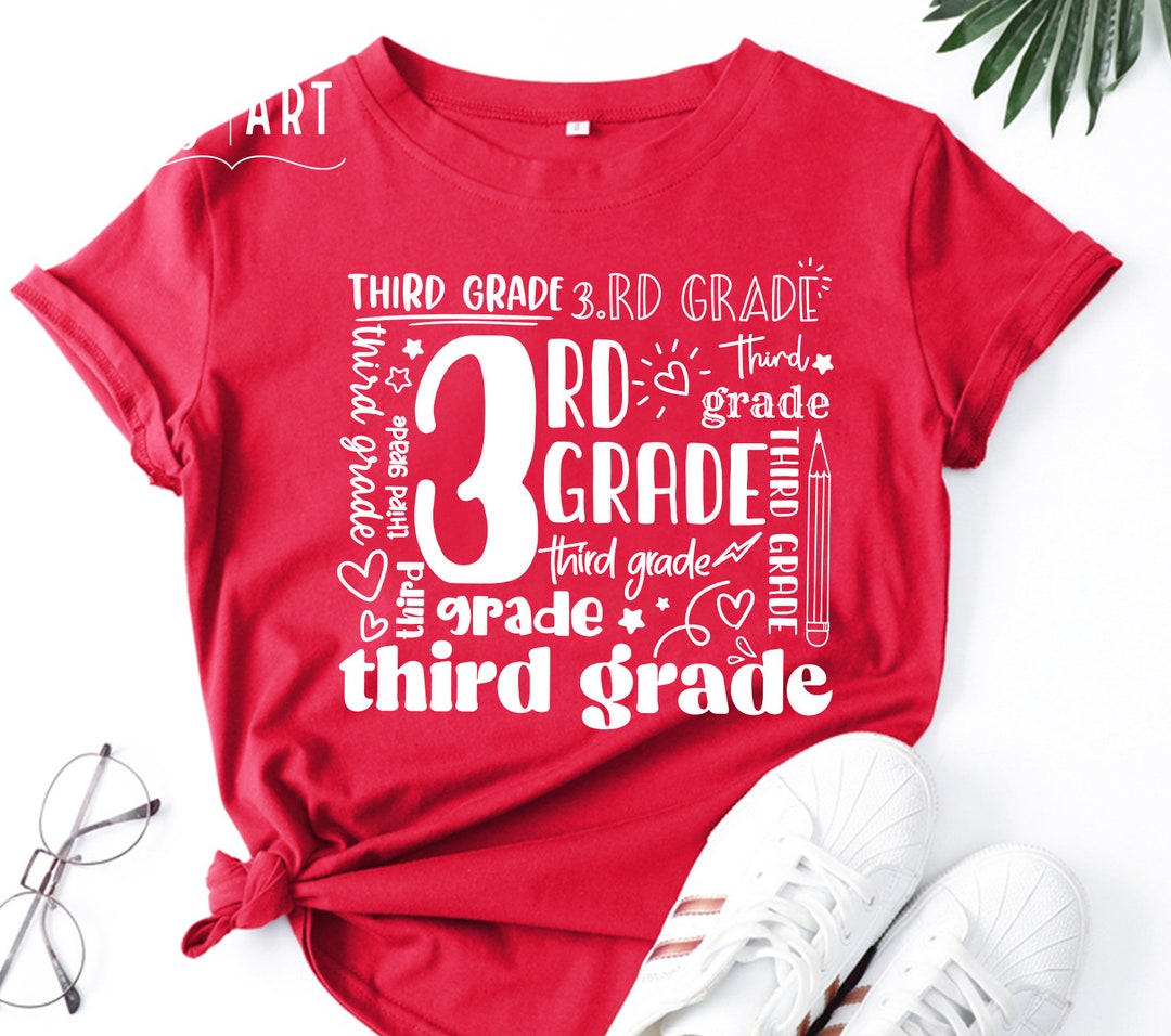 Third Grade Typography Svg,third Grade Svg,back to School Svg,school ...