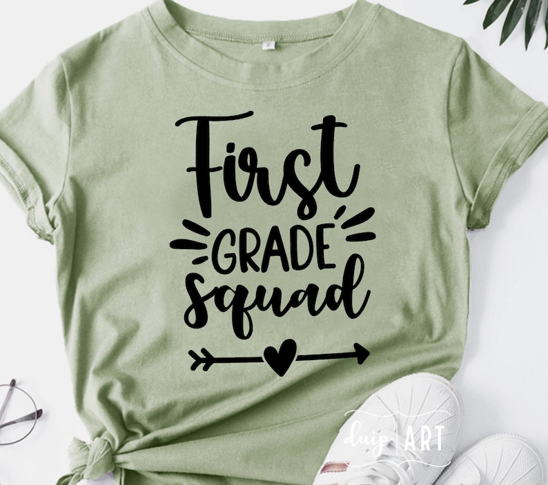First Grade Squad SVG 1st Grade Squad Svgback to School Svg - Etsy