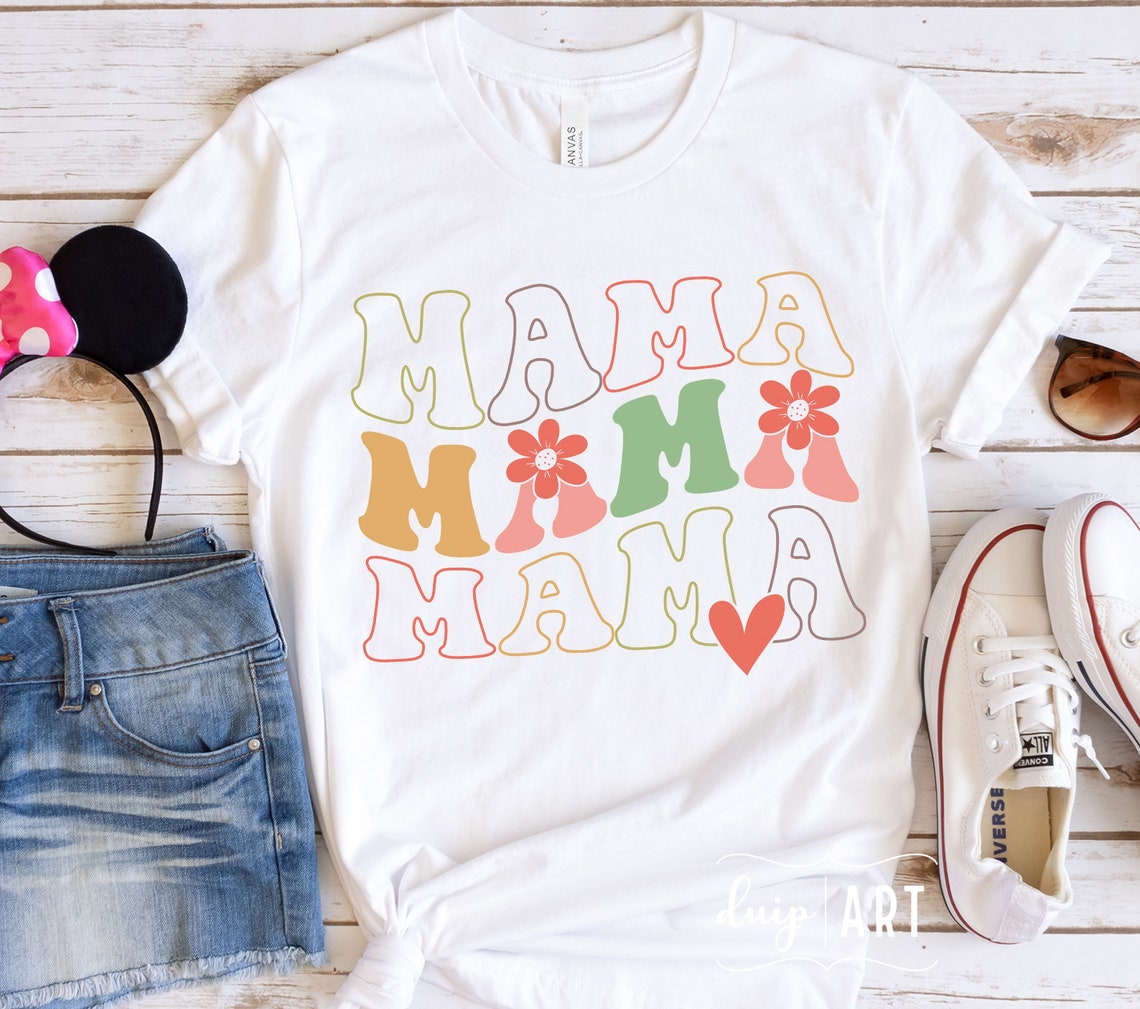 Mama SVG Stacked Mama Svg Retro Mama Svgboho Mama Svg Mama - Etsy