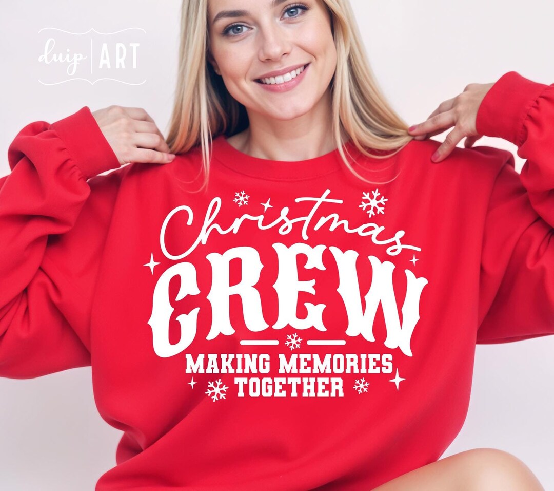 Christmas Crew SVG PNG, Family Holiday Design, Christmas Squad Svg ...
