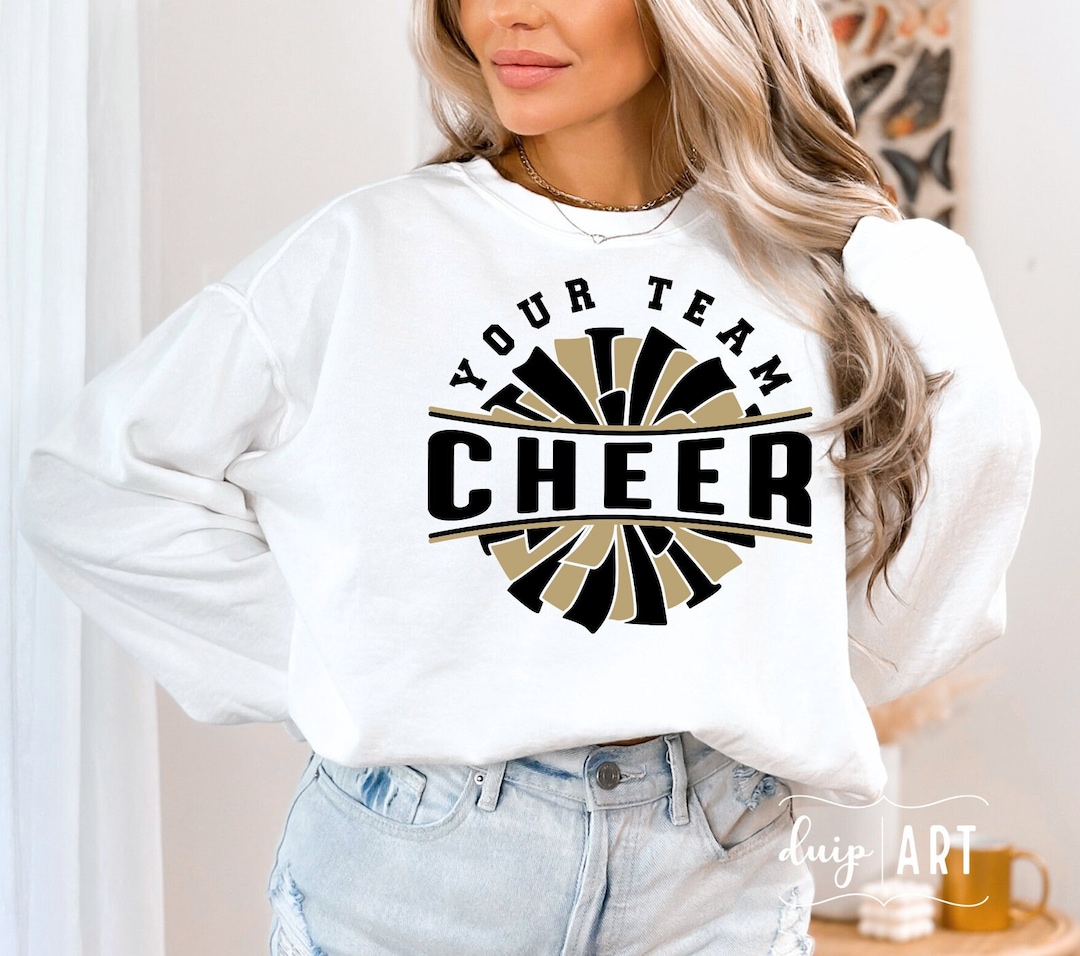 Cheer Team SVG, Cheerleading Design, Pom Pom Girl (digital Download) - Etsy