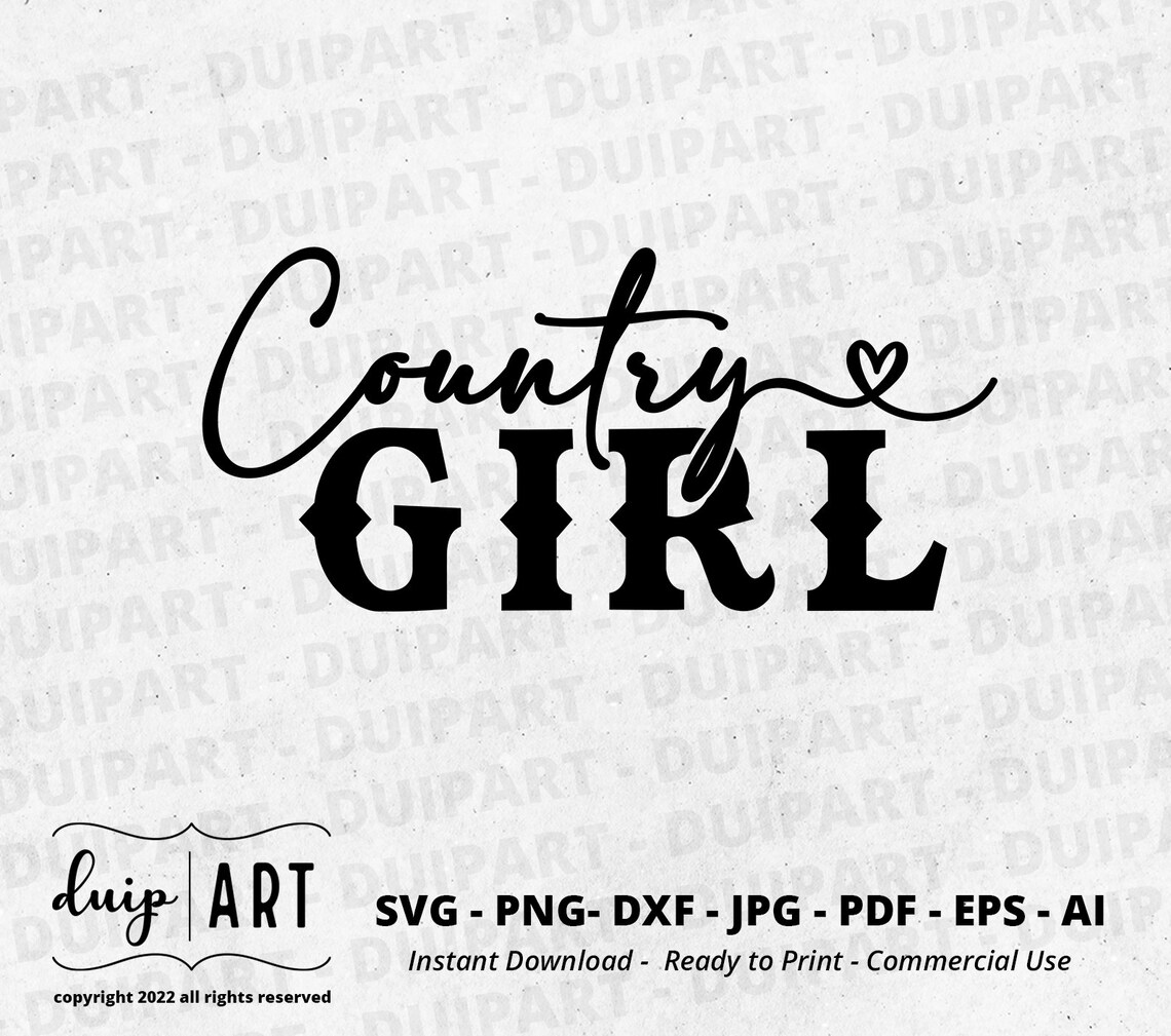 Country Girl Svg Southern Girl Svg Small Town Girl Svg - Etsy