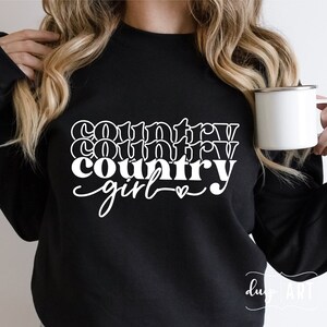 Stacked Country Girl Svg,southern Girl Svg,small Town Girl Svg ...