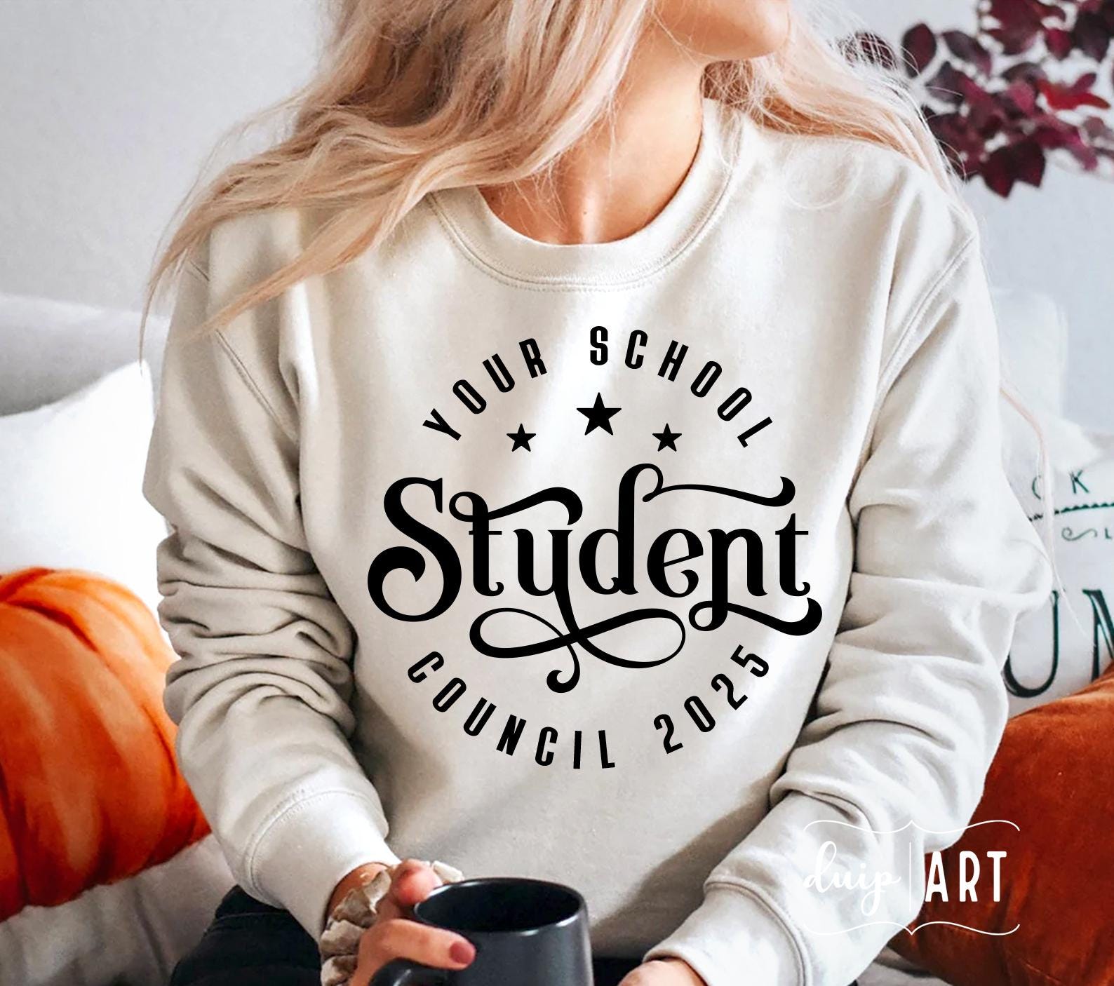Student Council Design Svg Png, School Shirt, Cricut, Silhouette ...
