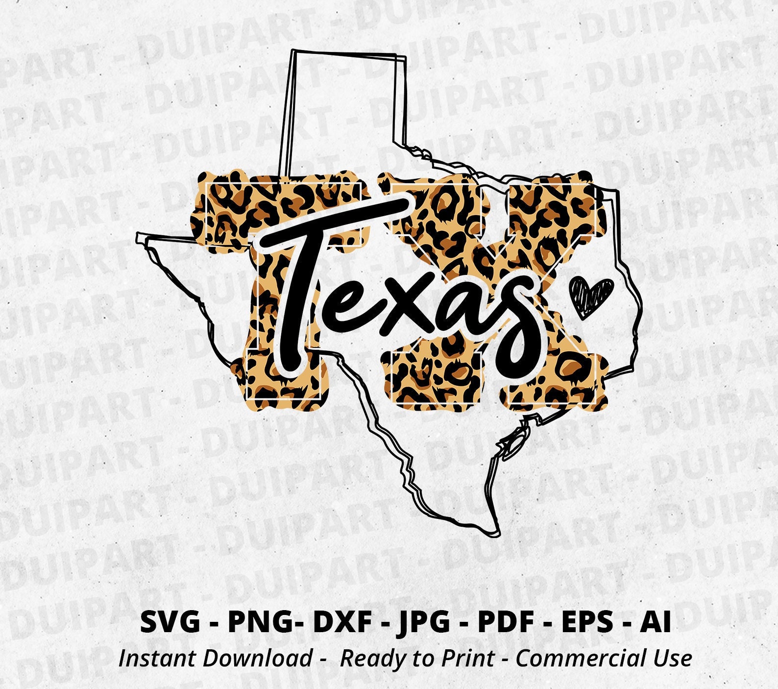 Texas Leopard Svg TX Leopard Svg Texas Svg Leopard Svg - Etsy