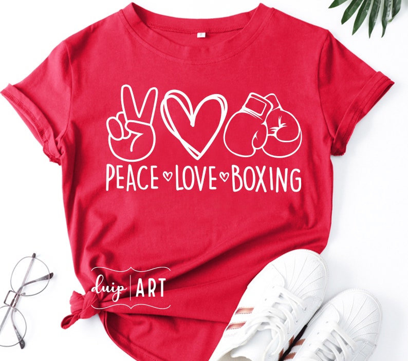 Peace Love Boxing Svg, Boxing Svg,box SVG, Sport Svg,digital Download ...