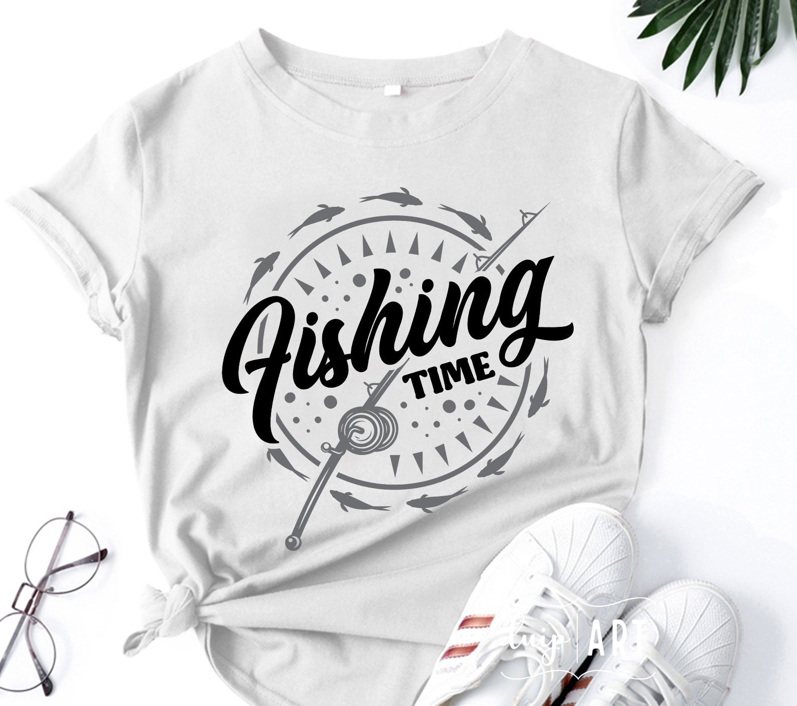 Fishing Time SVG on Lake Time Svg Gone Fishing Svg Fishing - Etsy