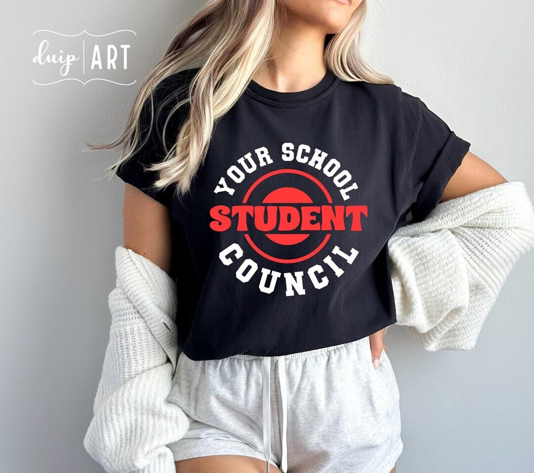 Student Council Template Svg Png, School Council Svg, School Shirt ...