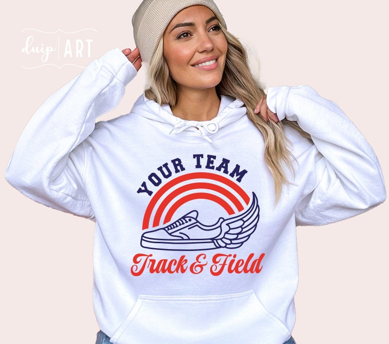 Track and Field Team Logo Template, Personalized Design (SVG PNG) - Etsy