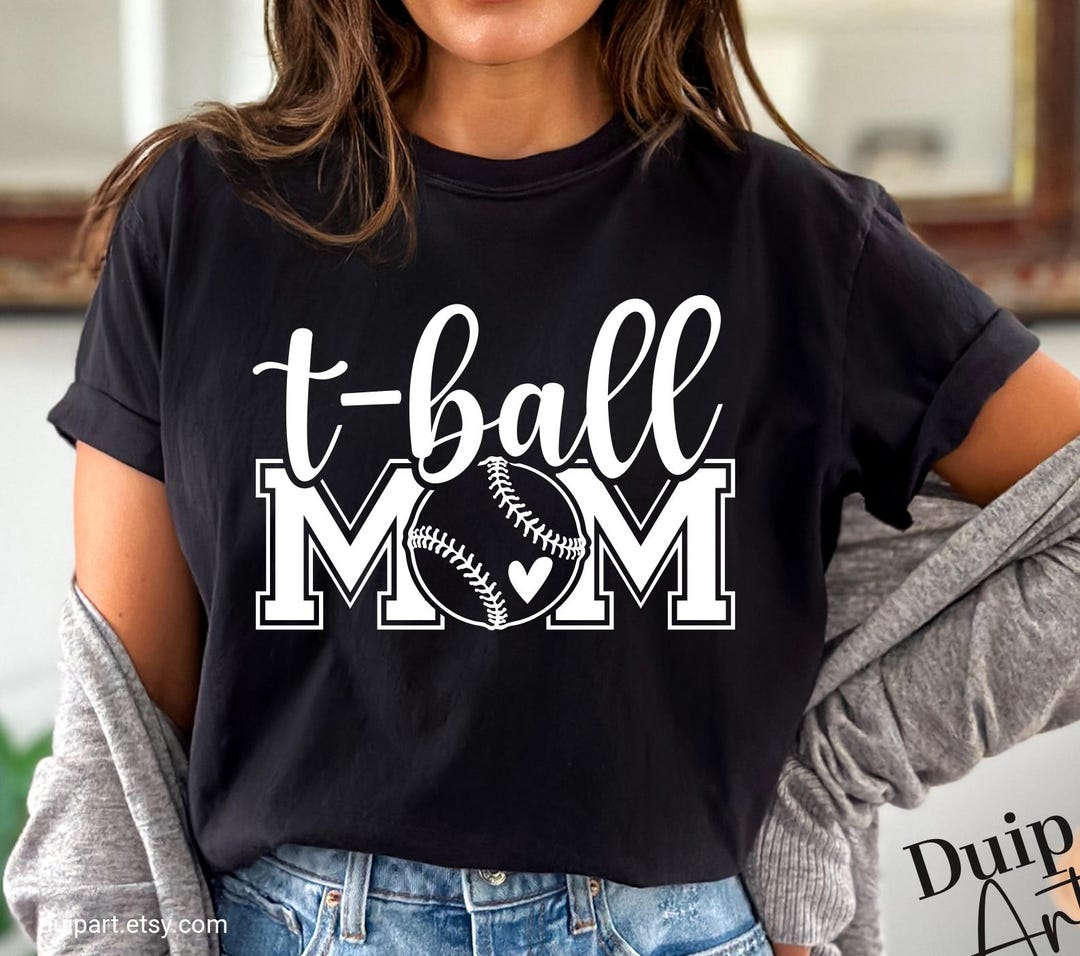 T-ball Mom SVG, Baseball Shirt Design (digital Download) - Etsy