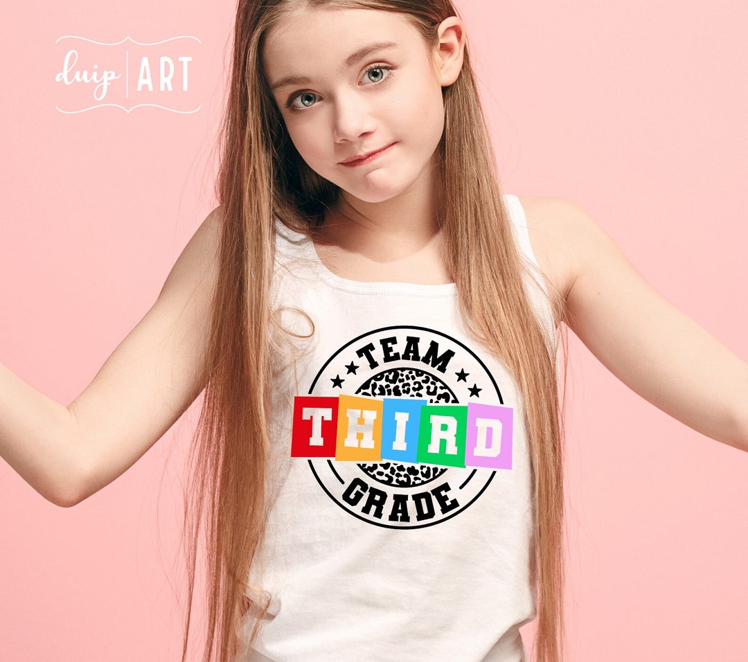 Team Third Grade SVG PNG, Third Grade Svg, Back to School Svg, School ...