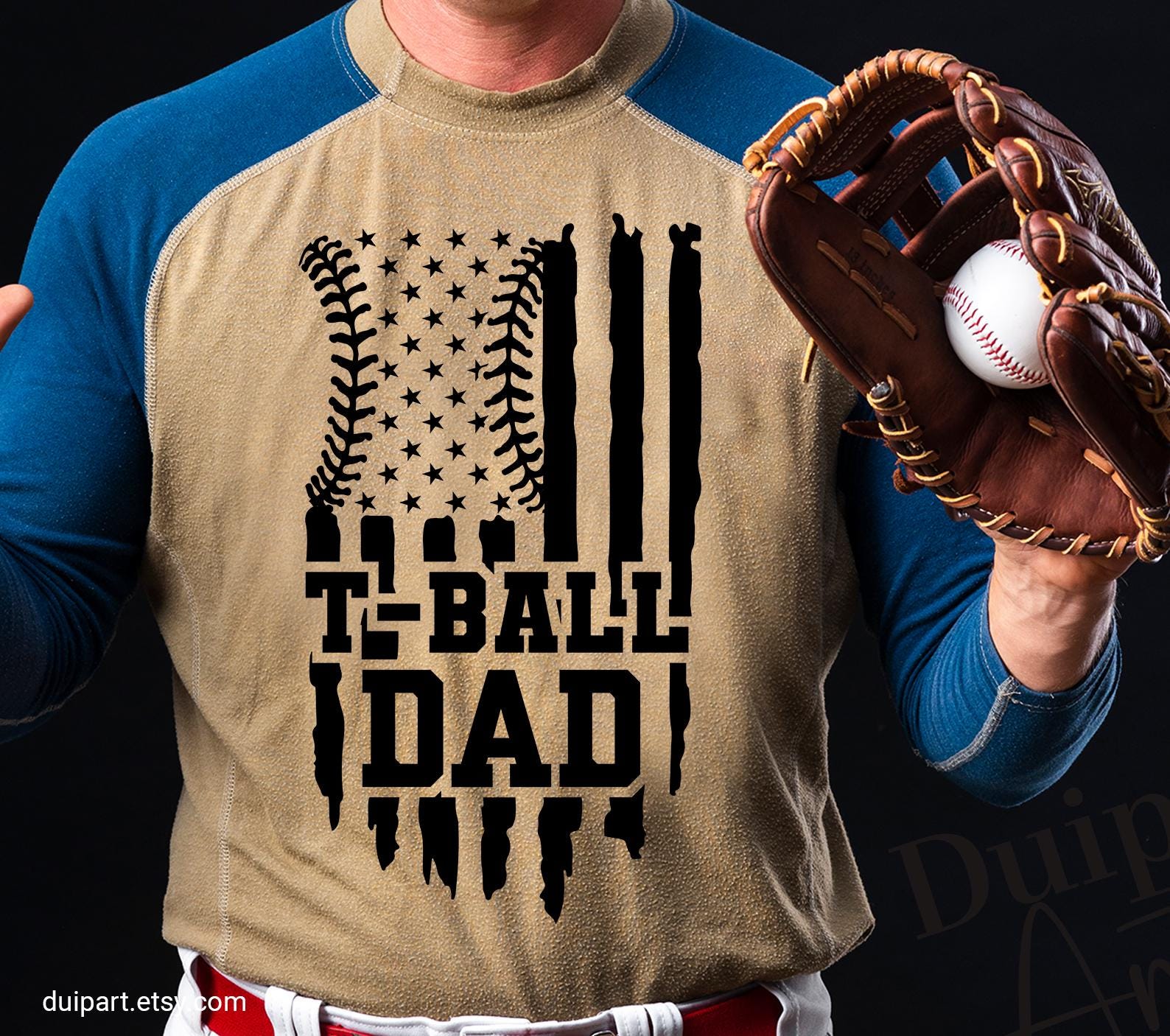 T-ball Dad SVG, Baseball Father Shirt Design (digital Download) - Etsy