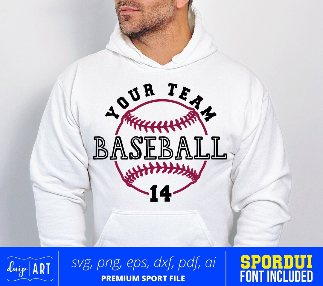 Baseball Team Template SVG PNG, DIY Baseball Design, Baseball Team ...