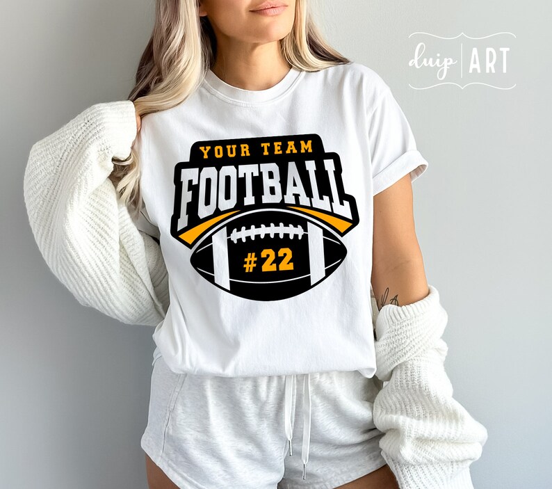 Football Team Svg, Personalized Design Template (digital Download) - Etsy